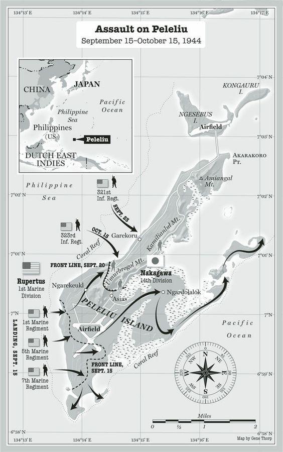Battle for Peleliu Island WWII: And the Stories of Three Survivors ...